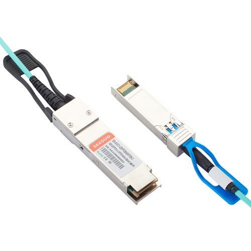 China 100G QSFP28 To 4SFP28 AOC Cable Manufacturer